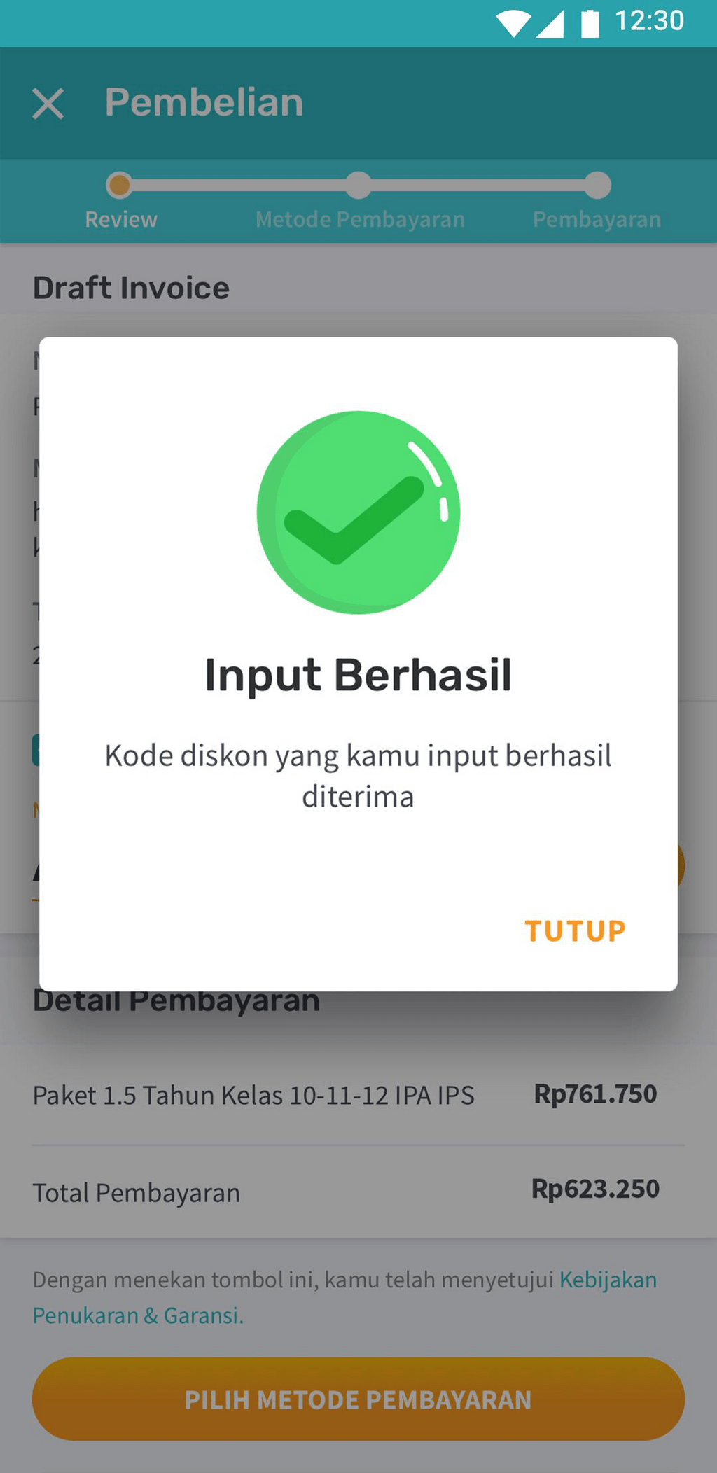 Cicilan 0% Berlangganan Ruangguru dengan Kartu Kredit Mandiri