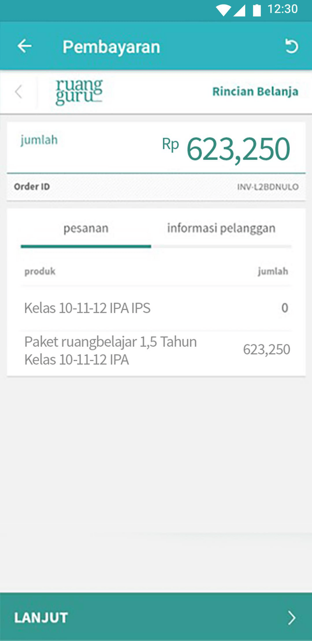 Cicilan 0% Berlangganan Ruangguru dengan Kartu Kredit Mandiri